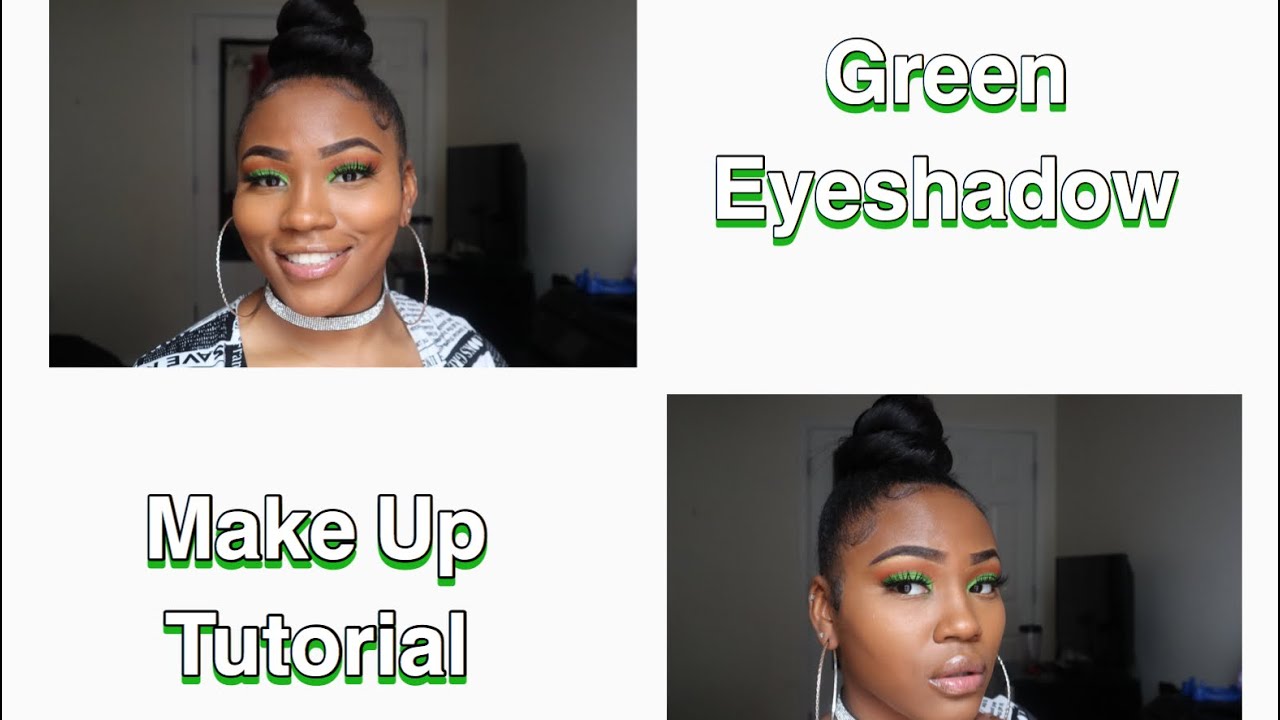Green Eye shadow Tutorial - YouTube
