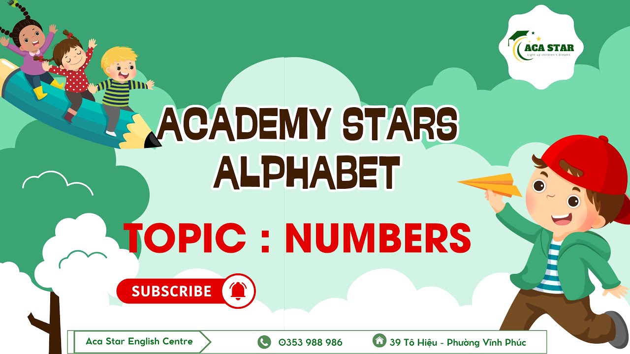 ACADEMY STARS ALPHABET - TOPIC : NUMBERS (LESSON 1) - YouTube