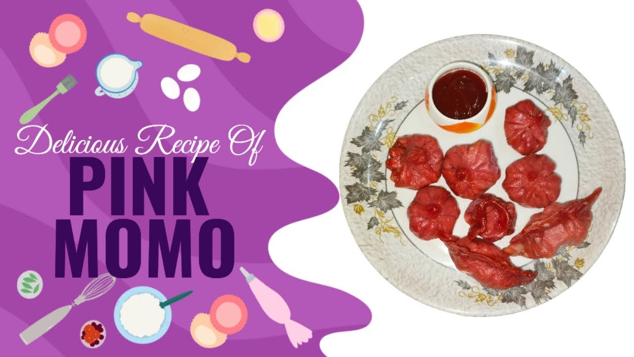 Tasty Tasty Pink Momo 🤤 | Unique Pink Momo Recipe | - YouTube