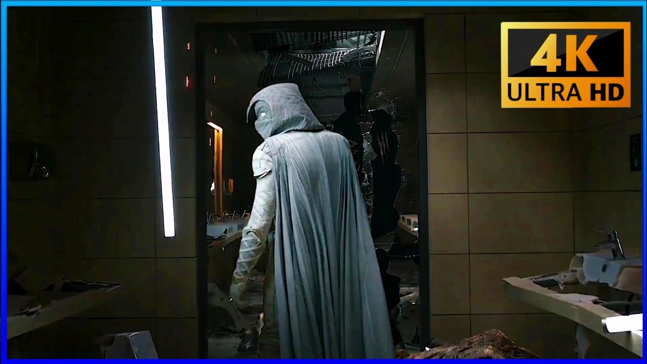 Marc Spector se transforma en Moon knight escena español latino|Escena ...