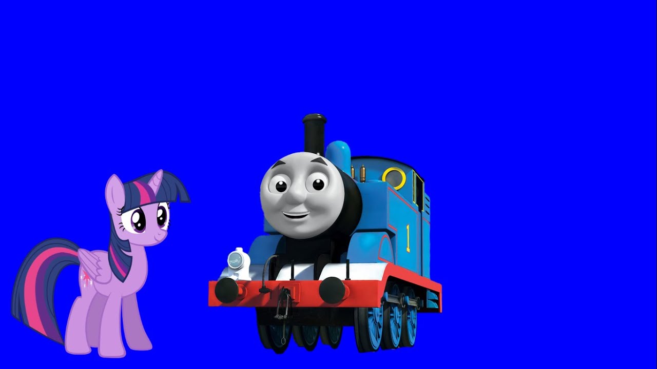 Thomas waving hello to Twilight Sparkle - YouTube