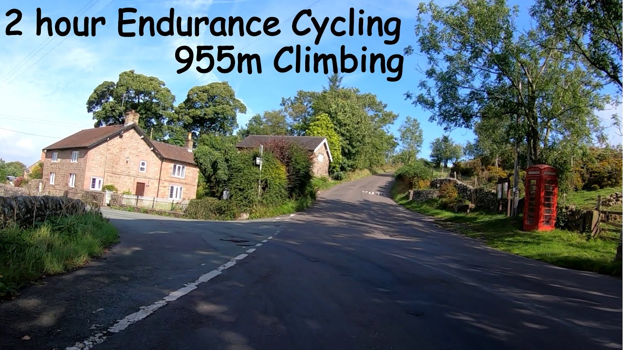 2h Endurance Cycle Training, Wincle Minn Climb, Peak District, England ...