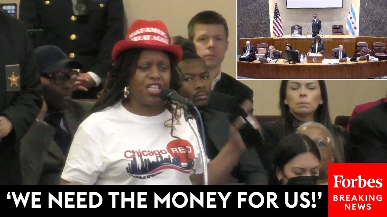 Chicago Citizens Confront Mayor Brandon Johnson About Proposal To Spend ...