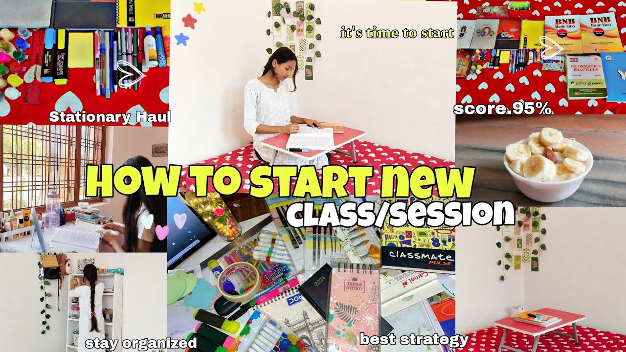 BEST WAY TO START NEW *CLASS/SESSION* ( Part -2) 🎯 ⏰ - YouTube