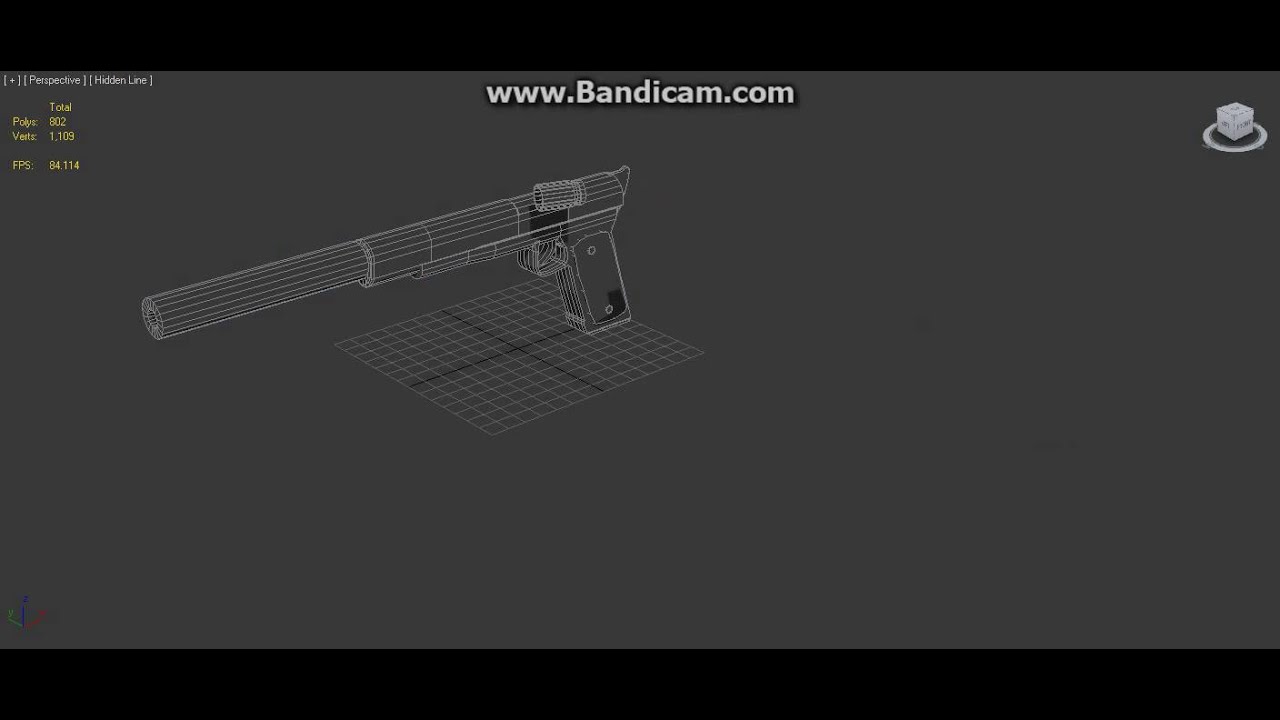gun animation in 3ds max - YouTube