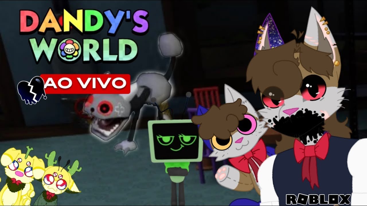 Mais uma Gameplay de Dandy's world [Roblox - Ao Vivo] - YouTube