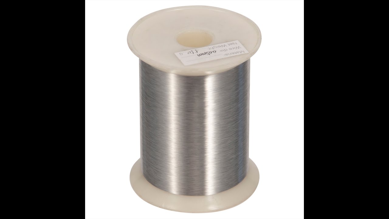 Superfine Stainless Steel Wire - YouTube