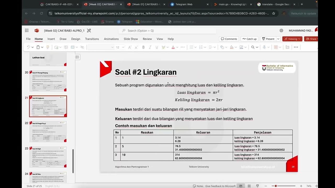 Latihan Soal Algoritma & pemrograman - YouTube