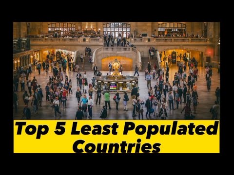 Top 5 Least Populated Countries | World Ranking | 5 Least Populated ...