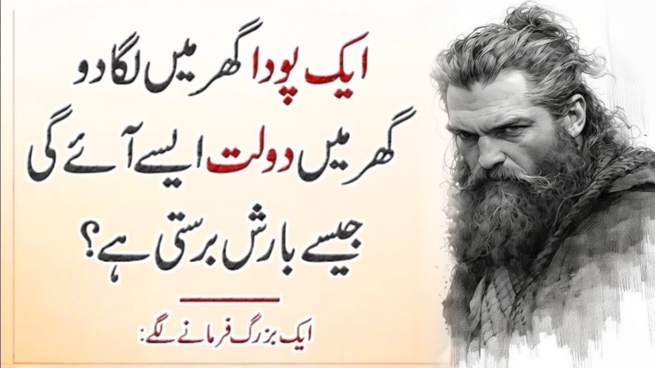 Aik pauda ghar mein lga dou ( Get rich soon) | Hakeem luqman totkay ...