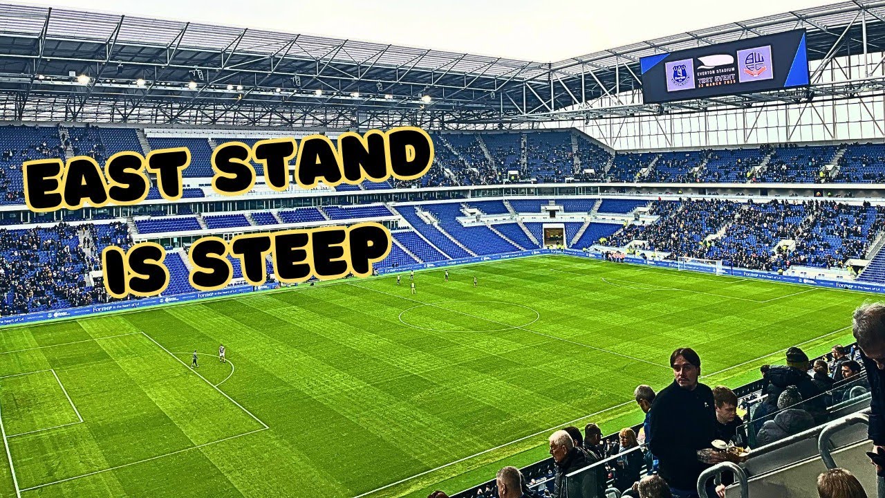 Inside Everton's New Stadium | The East Stand - YouTube