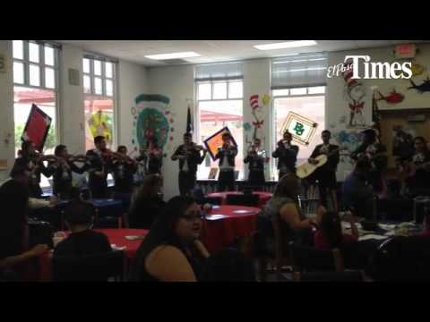 Montwood High School mariachis perform at the Bill Sybert School for ...