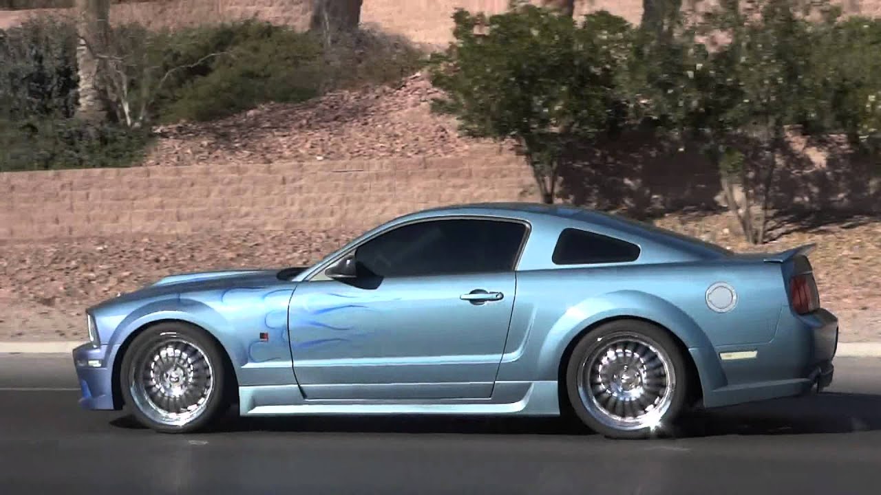 2009 Ford Mustang GT ( Custom paint + Rims ) - YouTube