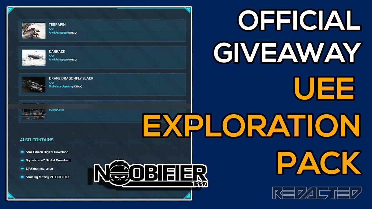 Official UEE Exploration Pack LTI - Giveaway - Star Citizen - YouTube