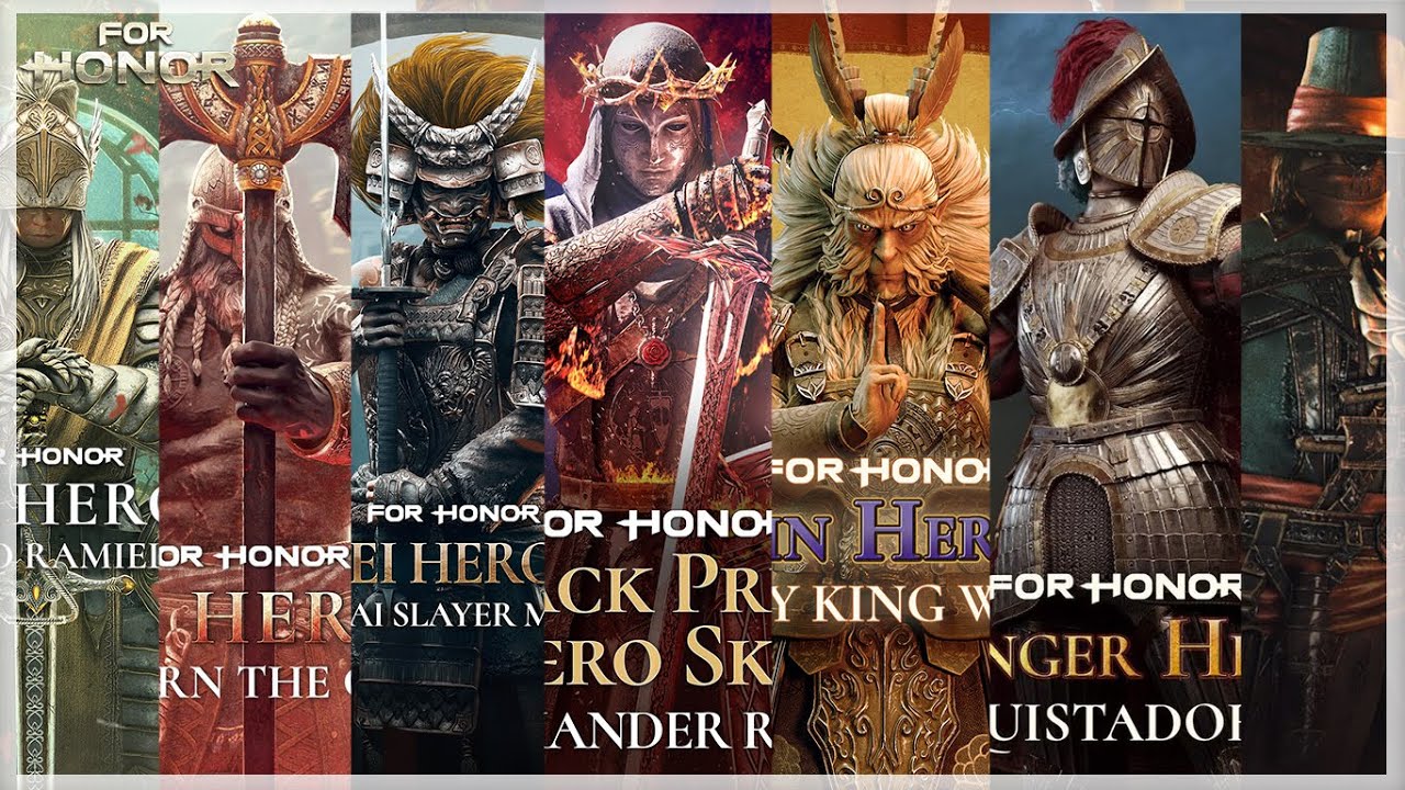 TIER LIST HEROS SKINS | For Honor | - YouTube