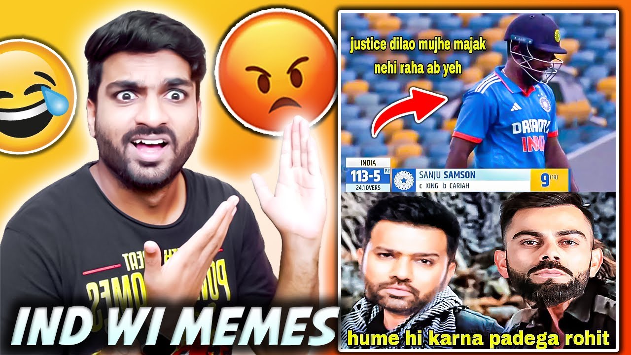 VIRAT ROHIT Rested ? Justice for SANJU SAMSON MEMES - YouTube