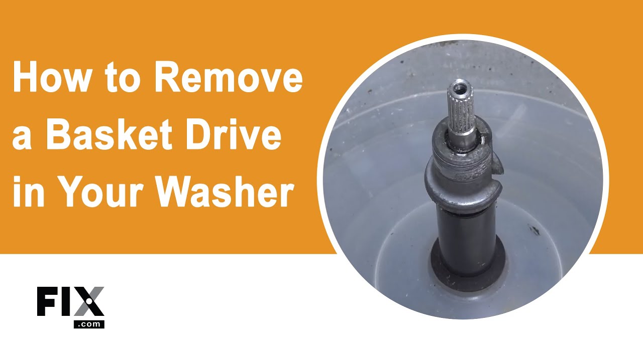 WASHER REPAIR: How to Remove a Basket Drive in Your Washer | FIX.com ...