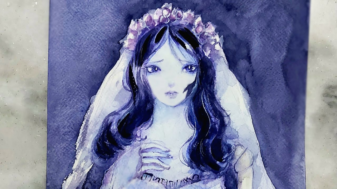 Halloween special: 'Emily' from Corpse Bride | anime style/watercolor ...