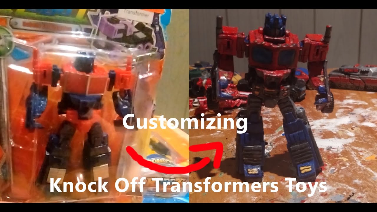 Customizing Knock Off Transformers Toys - YouTube