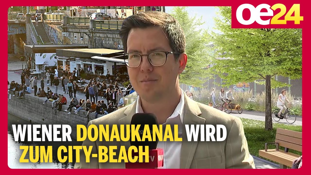 Wiener Donaukanal wird zum City-Beach - YouTube