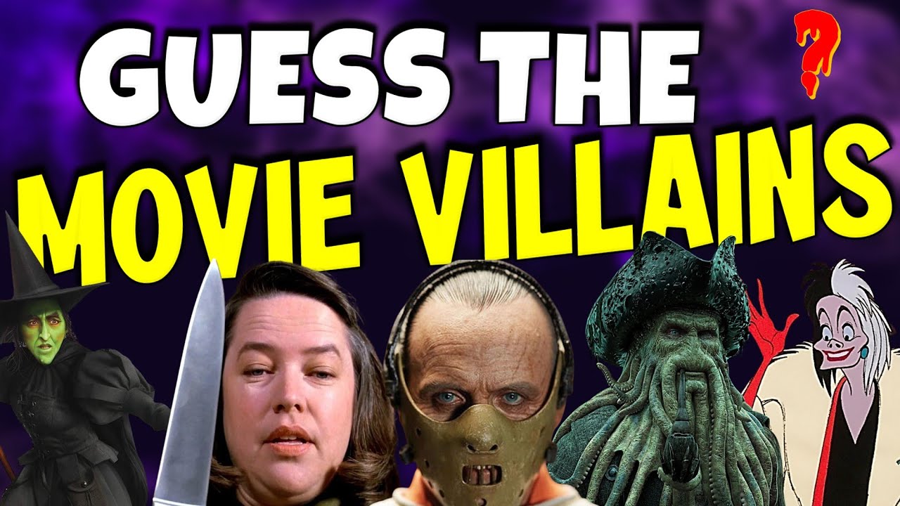 Ultimate Movie Villains Quiz 🎥 | Guess The Evil Character! - YouTube