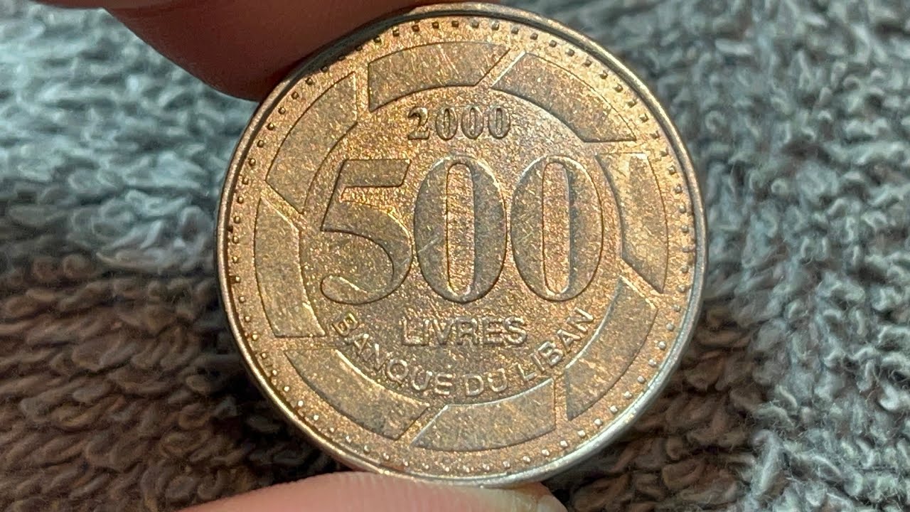 2000 Lebanon 500 Pounds Coin • Values, Information, Mintage, History ...