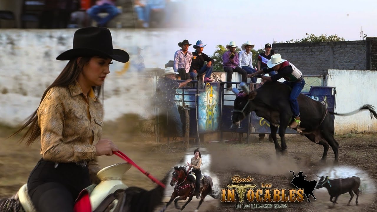 DOS MUJERES TOREANDO A CABALLO.!! EN CASA Y CON SU GENTE LOS INTOCABLES ...