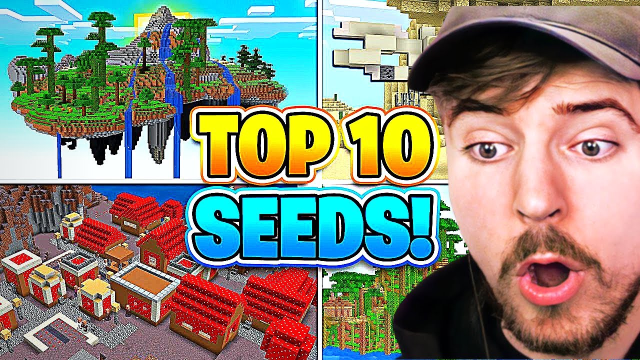 10+ Insane Seeds In Minecraft Bedrock! BROKEN ! Minecraft best seeds of ...