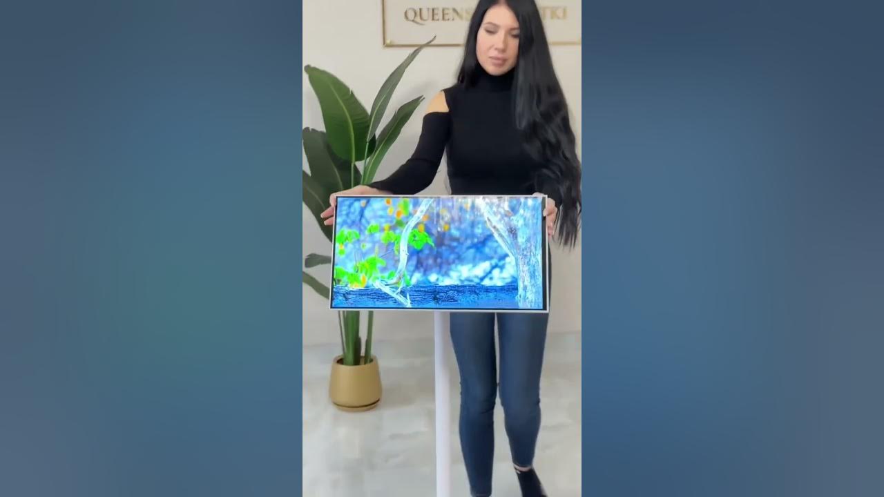 Передвижной беспроводной телевизор смарт TV/ Телевизор на колесиках ...