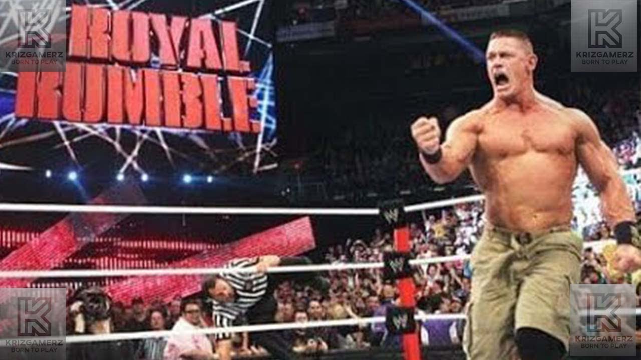 John Cena won the 30 Man Royal Rumble Match Finish - YouTube