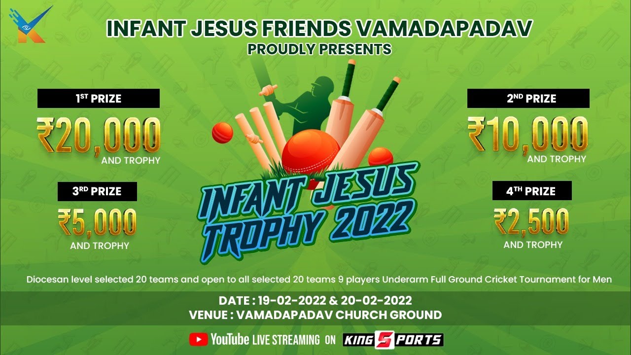 INFANT JESUS FRIENDS VAMADAPADAV PROUDLY PRESENTS | INFANT JESUS TROPHY ...
