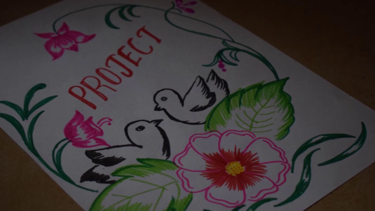 beautiful bird design for your project file_colorful cover page_unique ...