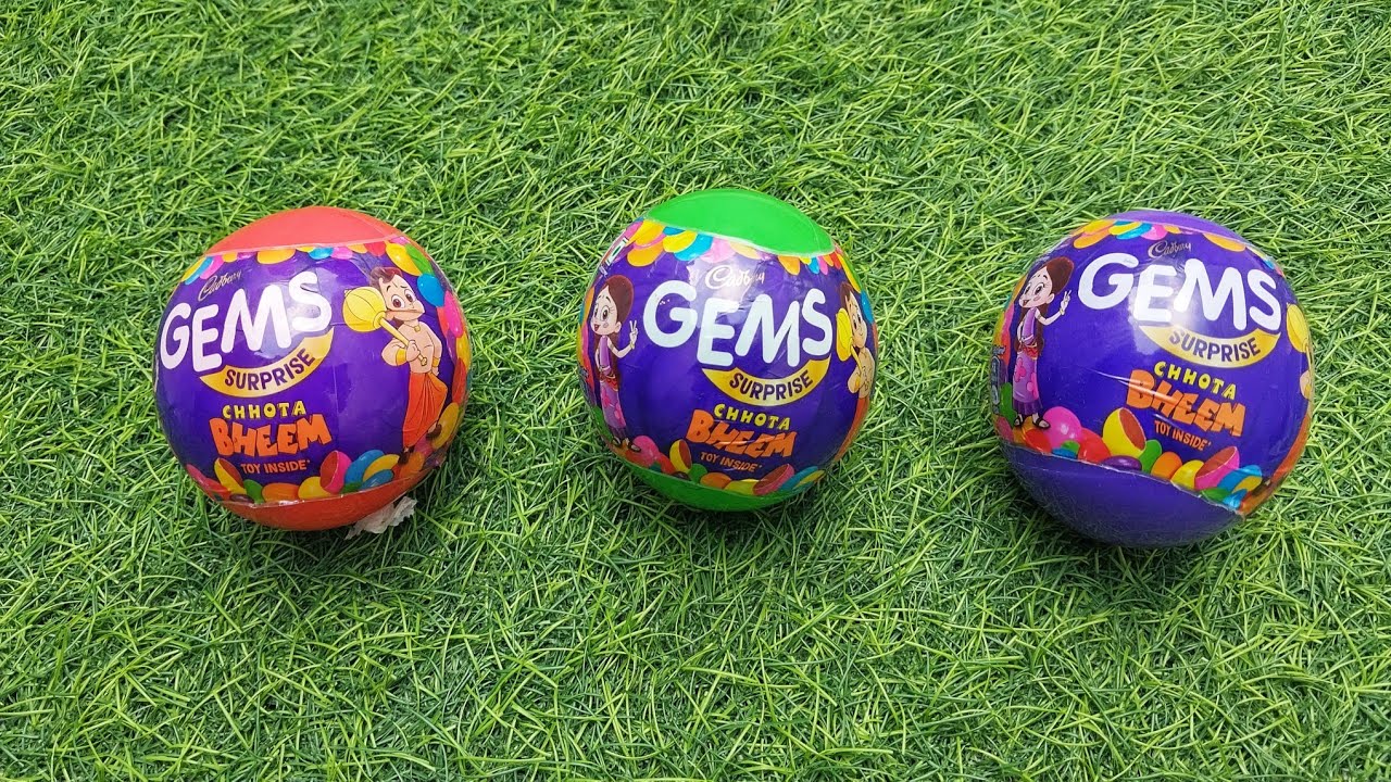 Gems Surprise Ball Unboxing | Colorful Candies & Toys ASMR | Satisfying ...