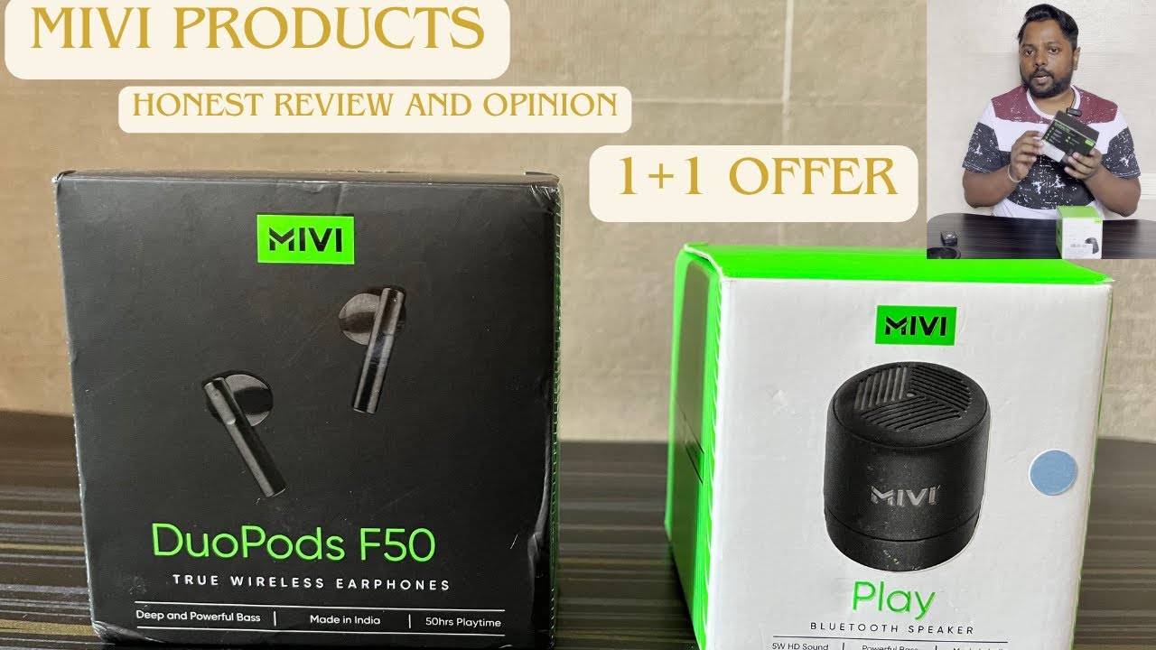 MIVI Products Unboxing And Review I MIVI Duopods f50 | MIVI Play ...