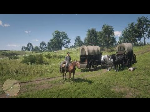 red dead redemption 2 wagons - YouTube