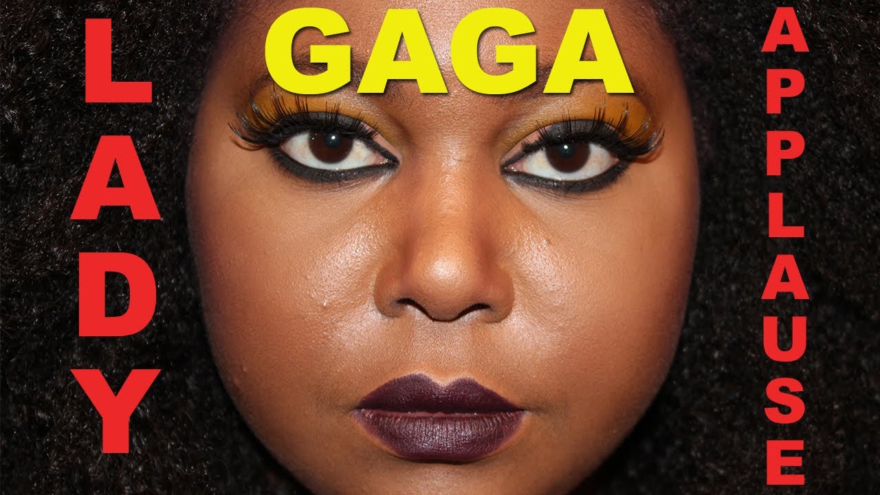 Lady Gaga Applause Wearable Inspired Makeup - YouTube
