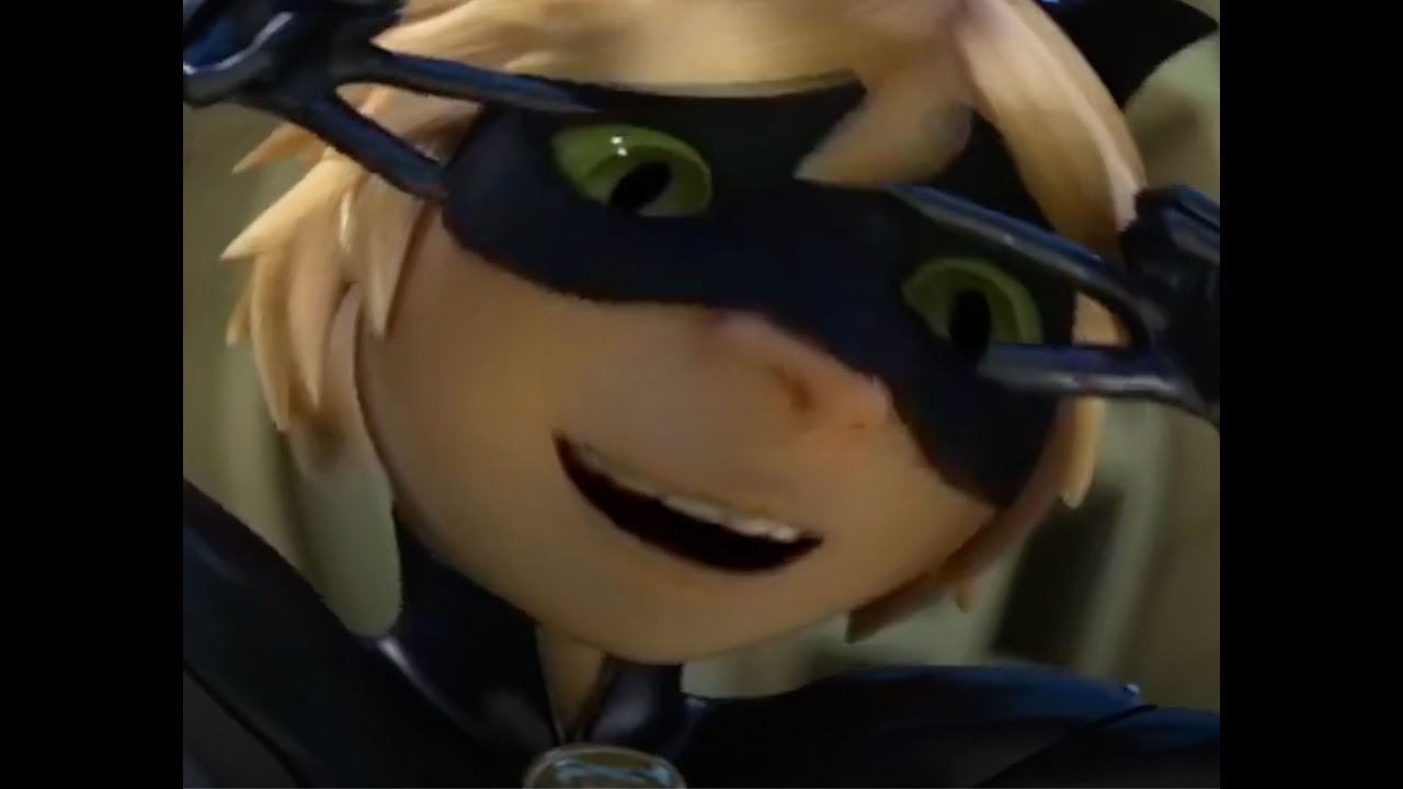 chat noir being chat noir for 1 minute and 31 seconds - YouTube