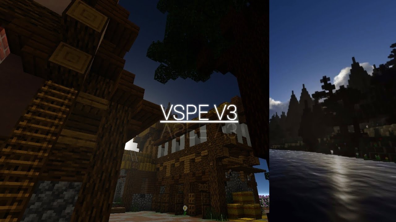 VSPE V3 / VORTEX SHADERS V3, AMAZING SHADERS FOR MINECRAFT PE ...