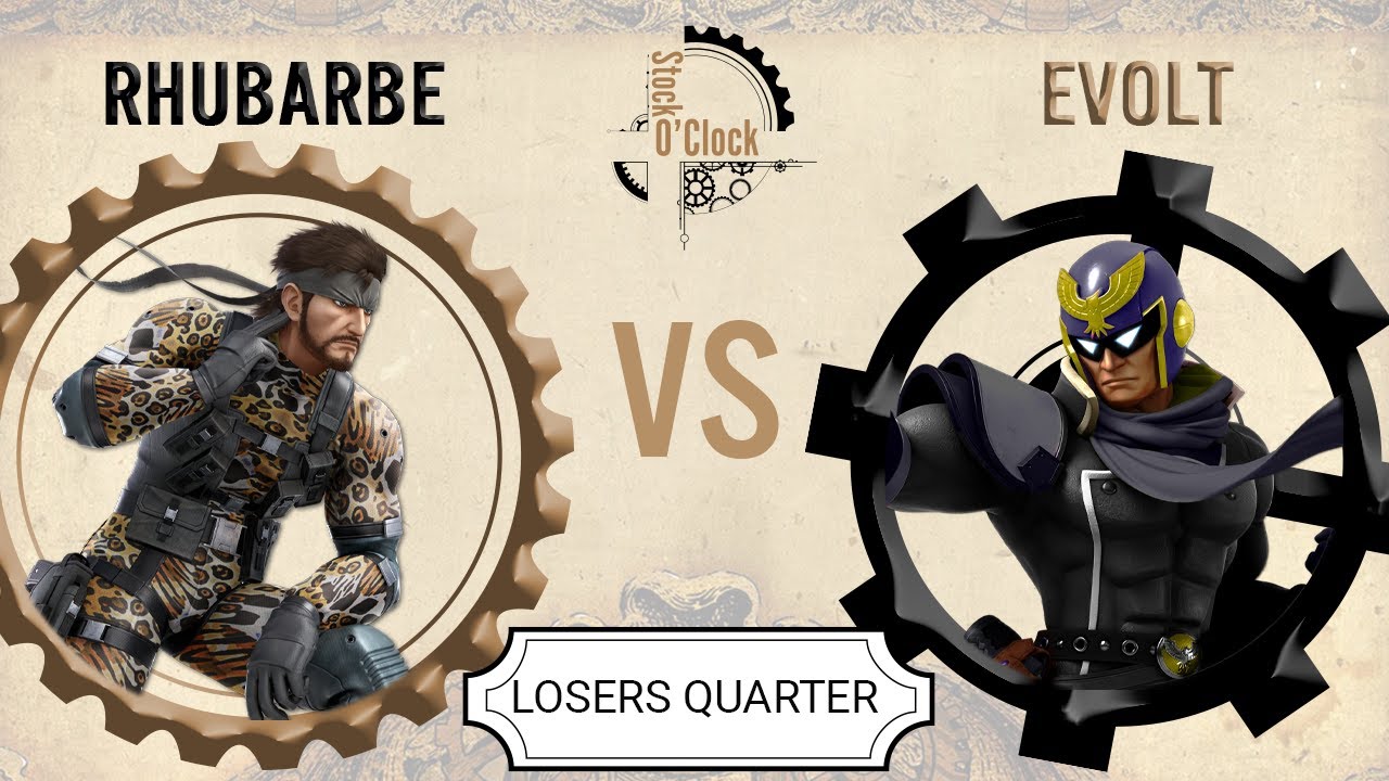 Stock o'Clock #18 - Rhubarbe (Snake) vs Evolt (Cpt Falcon) - Losers Quarter - YouTube