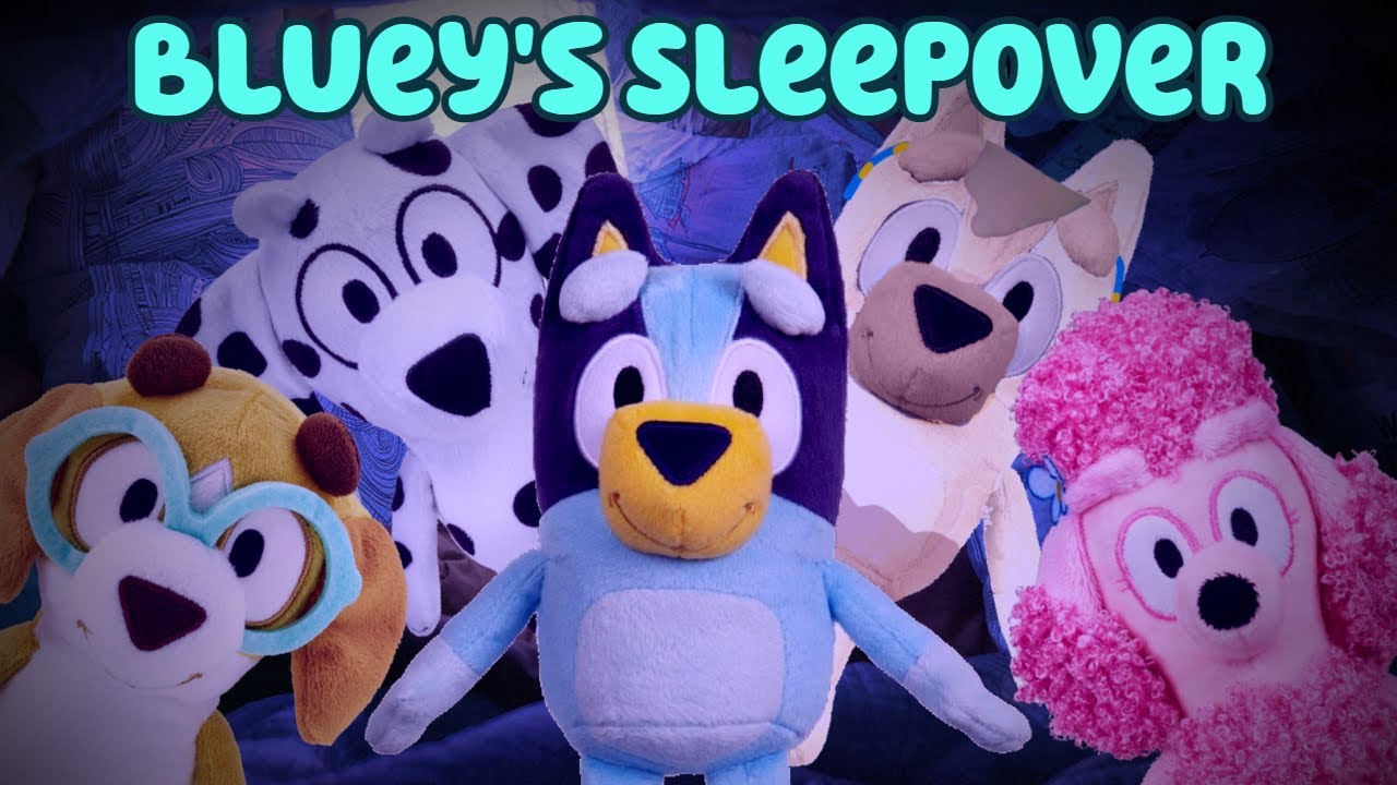 Bluey Plush Series - Bluey's Sleepover - YouTube