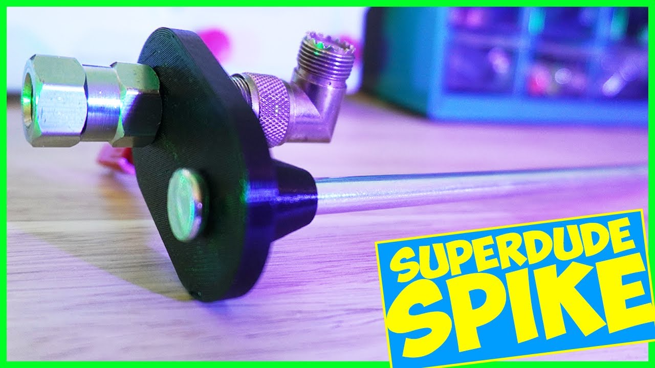 Build your own Super Dude Spike - Antenna Mounting Solution - YouTube