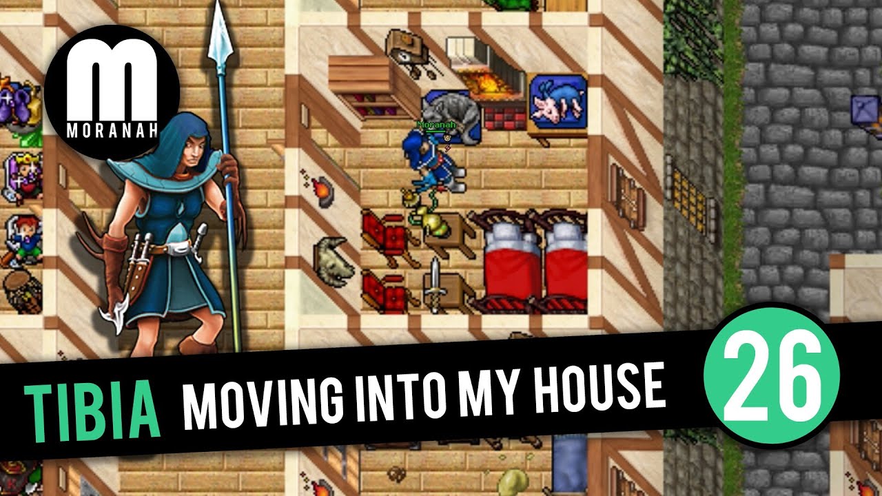 Tibia - #26 - Moving into my house - YouTube