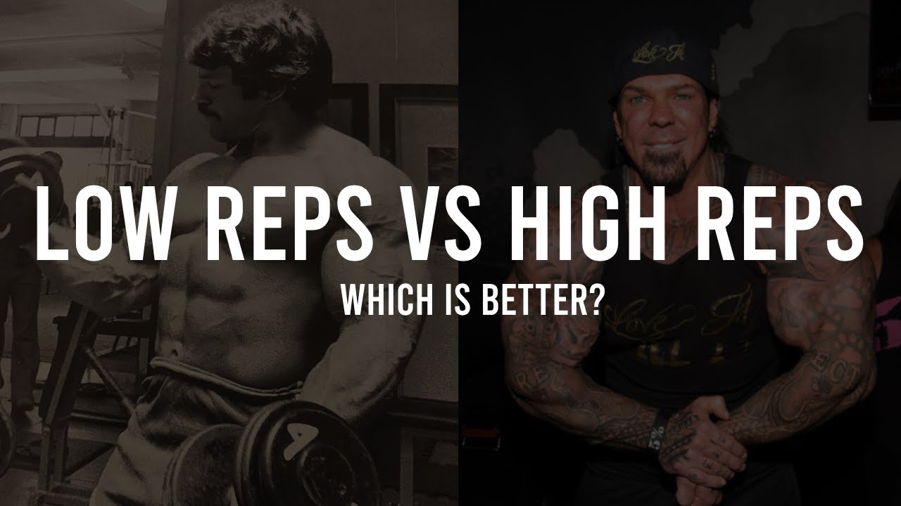 Low reps vs high reps - Which is better? - YouTube