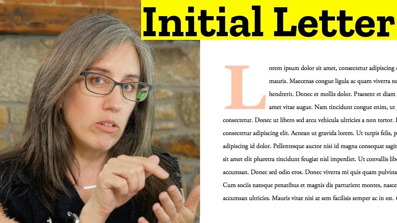 Drop Caps on the Web Using Initial Letter - YouTube