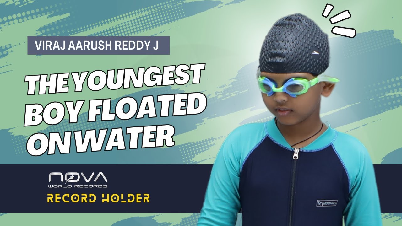Unbelievable! Watch the youngest boy float on water - YouTube