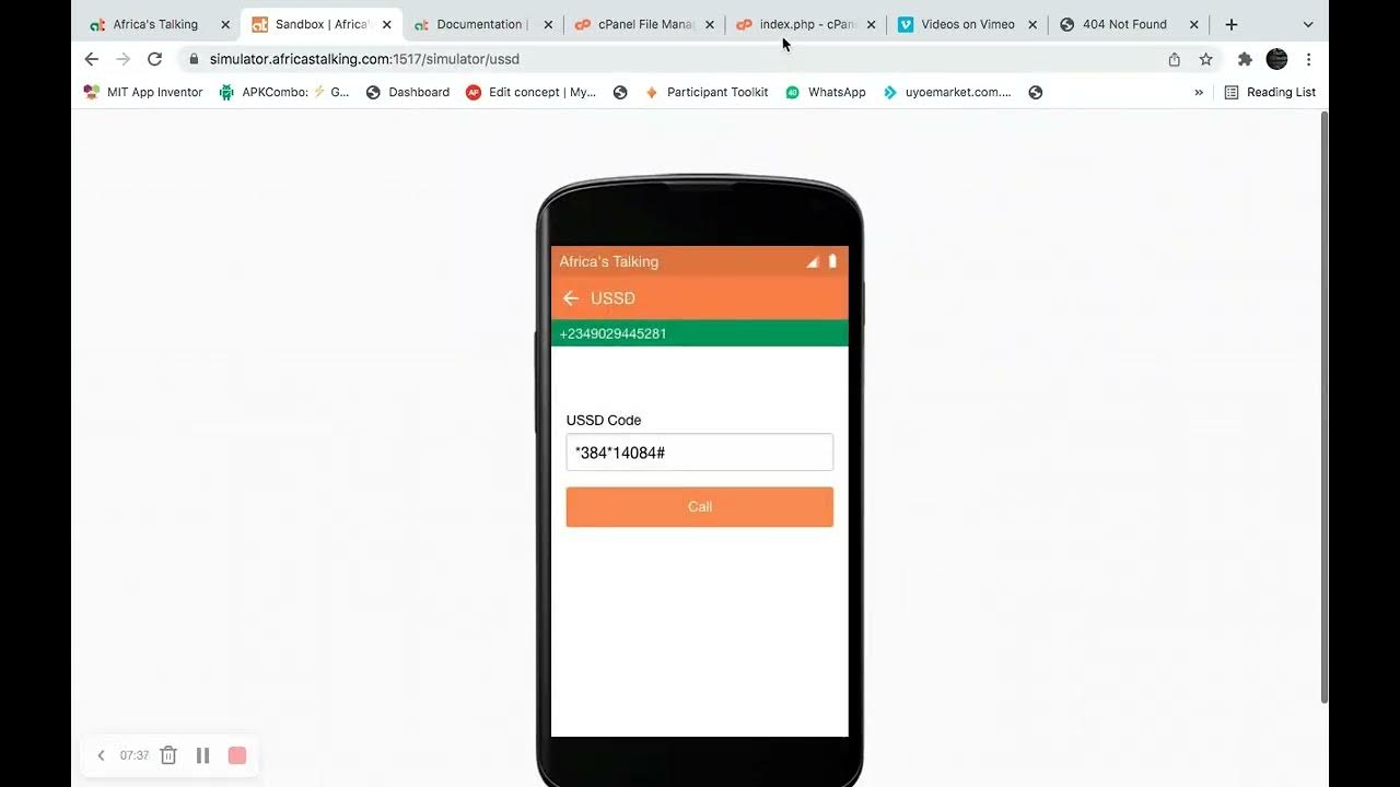 Create a ussd application in php - YouTube