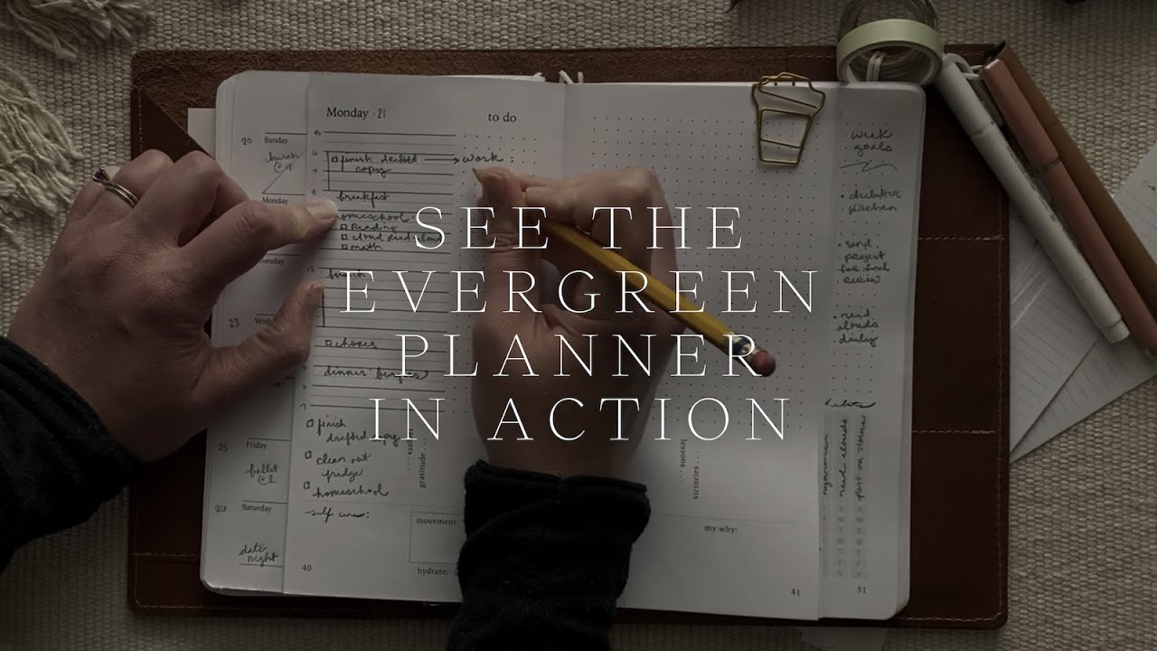 How to Use the Evergreen Planner System - YouTube