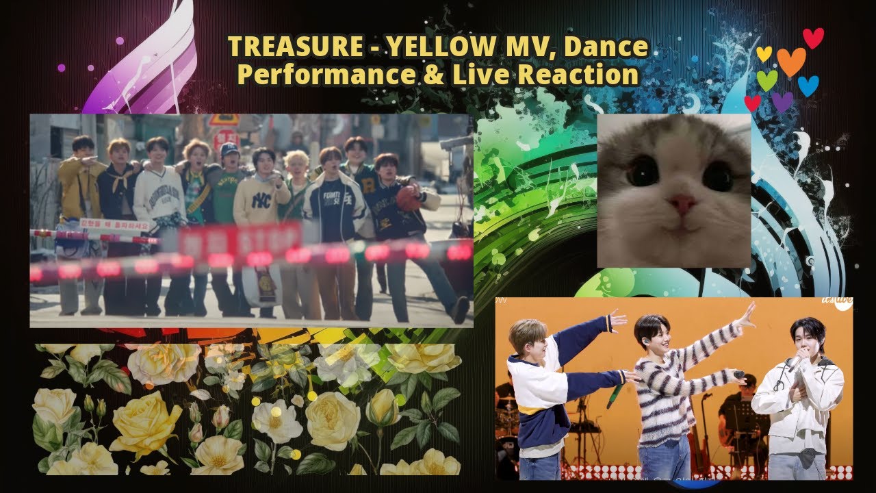 TREASURE - YELLOW MV, Dance Performance & Live Reaction | Spring Vibes ...