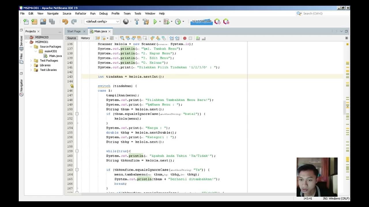 Menu Pemesanan & Manajemen Data Restoran - Java (NetBeans) - YouTube