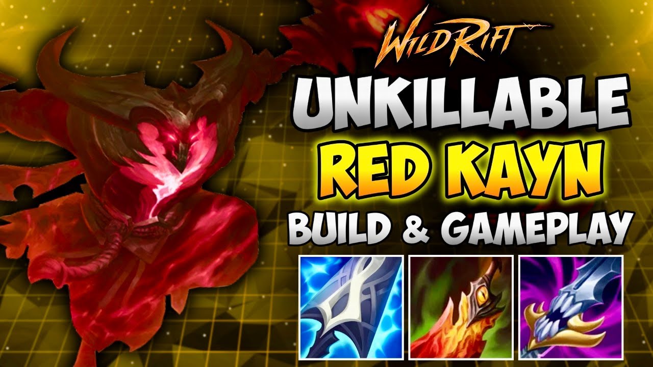 Wild Rift: RED KAYN IS UNKILLABLE (Build & Gameplay) - YouTube